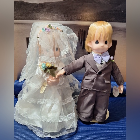 Precious Moments | Other | Precious Moments Bride And Groom Dolls ...